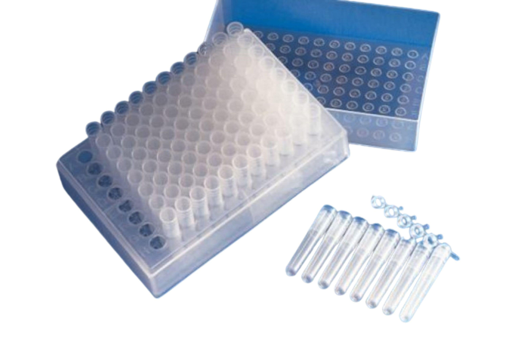 96 Well Polypropylene Cluster Tubes - FB Australia