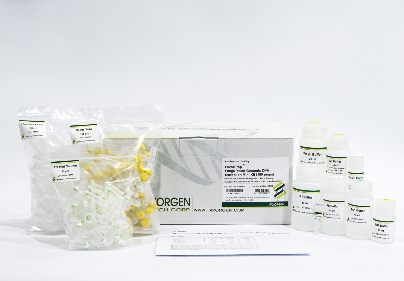 FavorPrep™ Fungi/Yeast Genomic DNA Extraction Ki - FB Australia