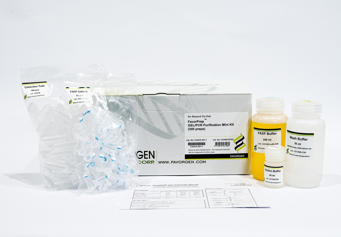 FavorPrep™ Mini GEL/PCR Purification Kit - FB Australia