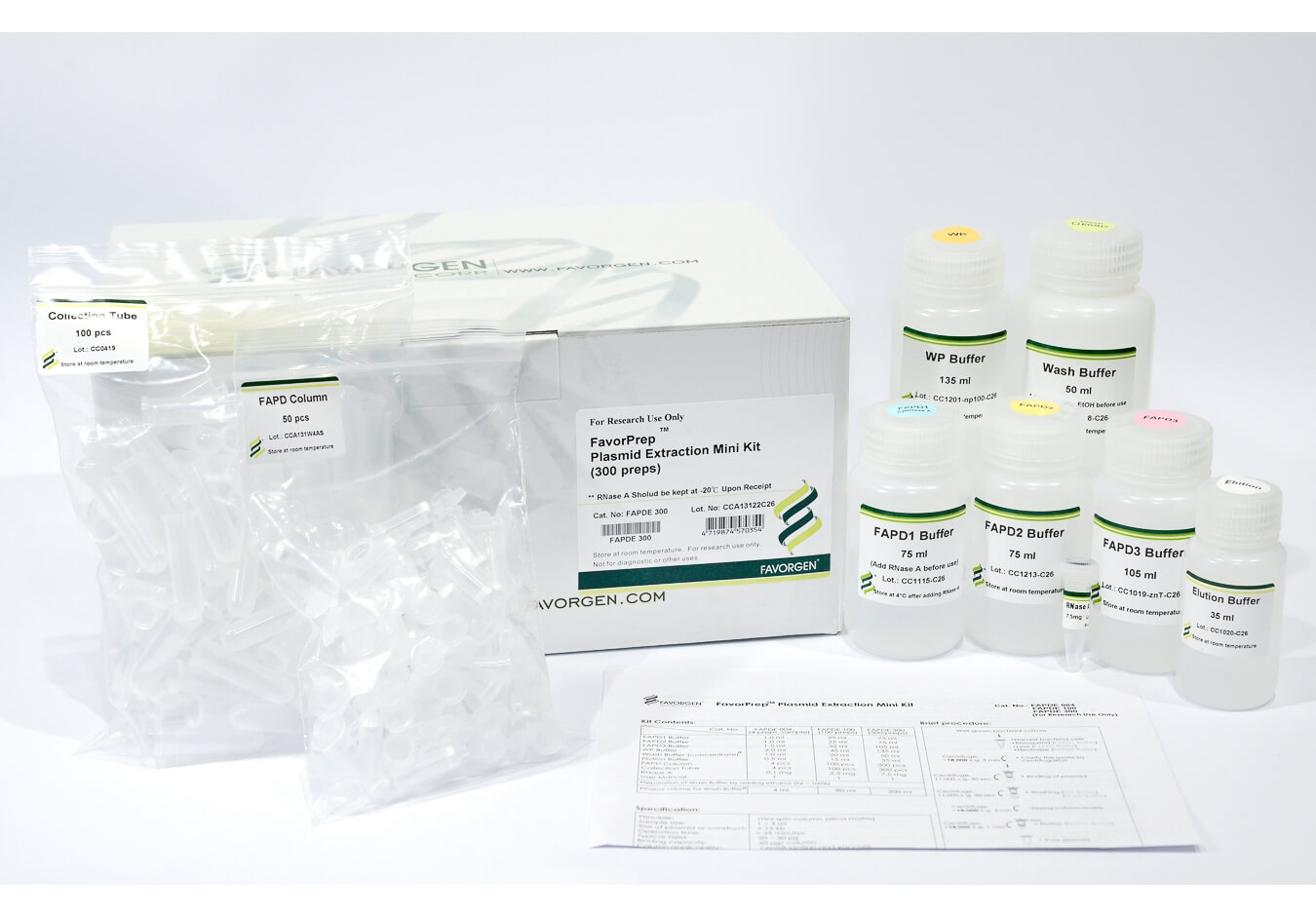FavorPrep™ Mini Plasmid DNA Extraction Kit (Fast) - FB Australia