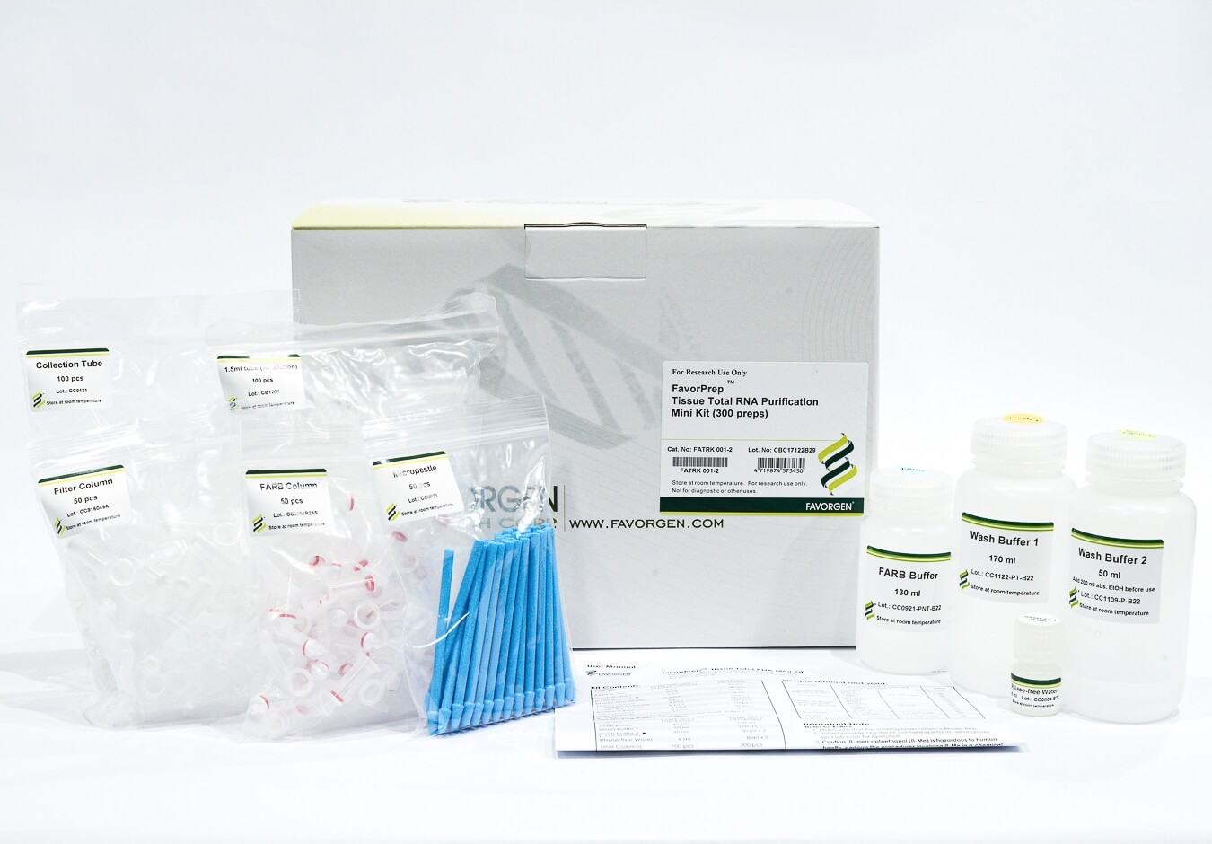 FavorPrep™ Tissue Total RNA Extraction Kit - FB Australia