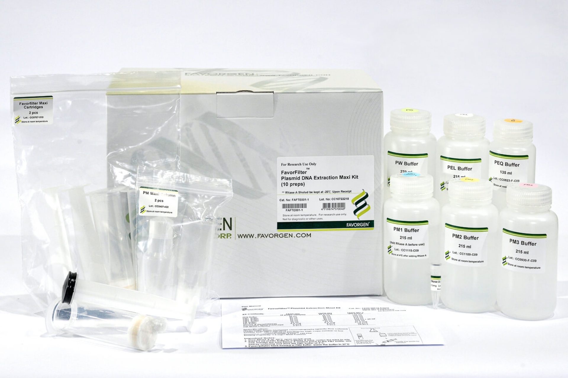 FavorFilter™ Maxi Plasmid Extraction Kit, Ion Exchange - FB Australia