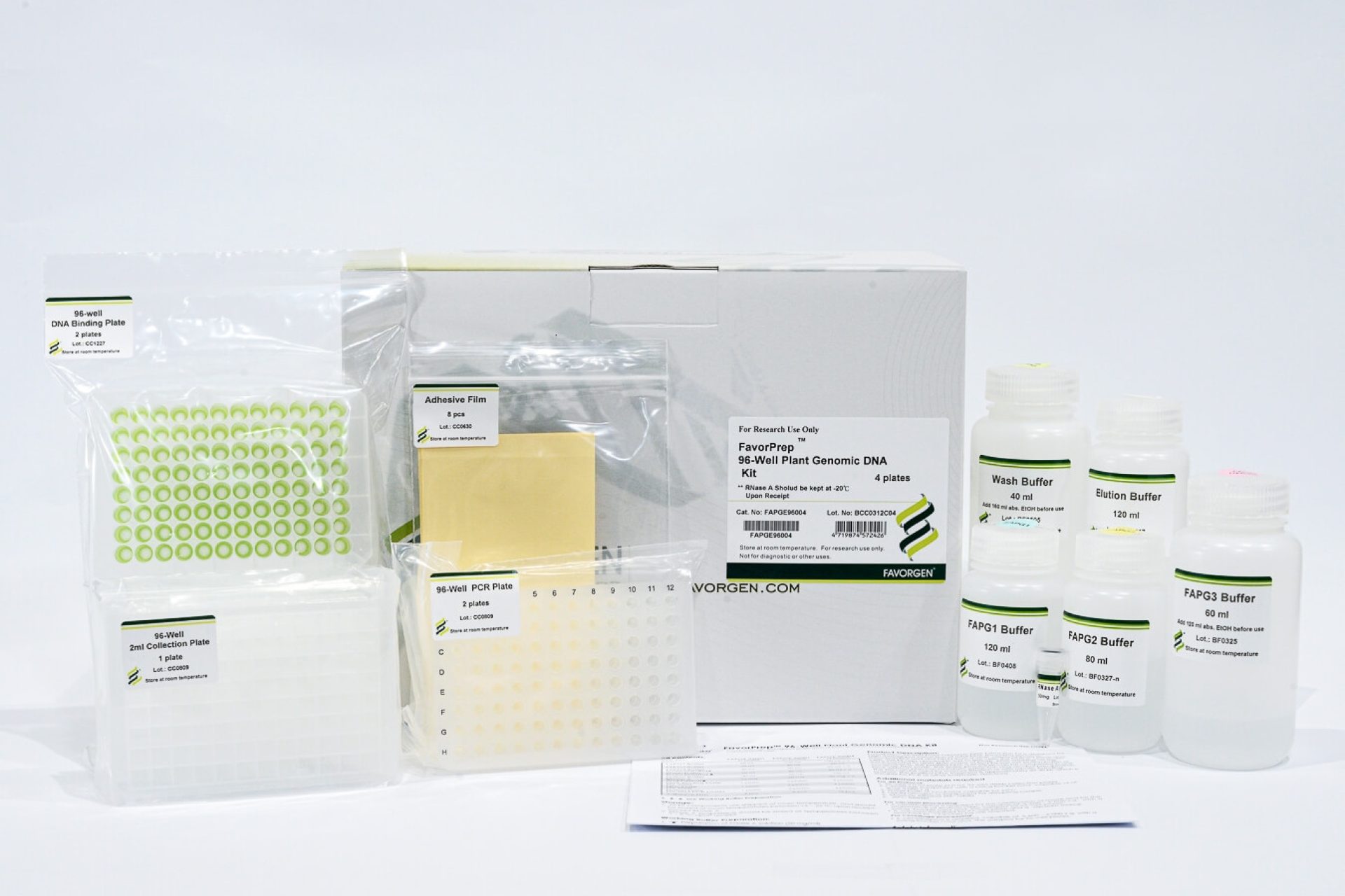 FavorPrep™ 96-well Plant Genomic DNA Extraction Kit - FB Australia