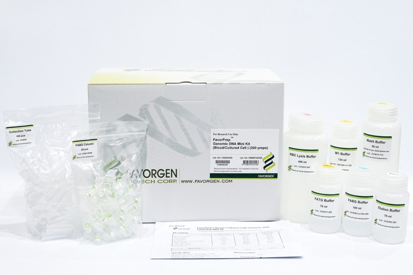 FavorPrep™ Blood/Cultured Cell Genomic DNA Extraction Kit - FB Australia