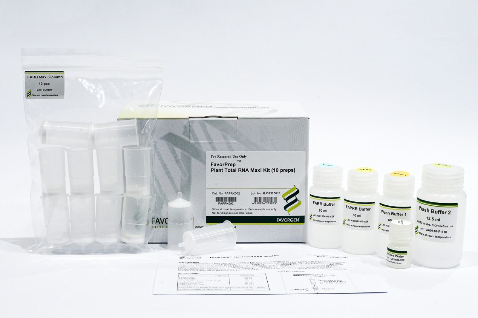 FavorPrep™ Maxi Plant Total RNA Kit - FB Australia