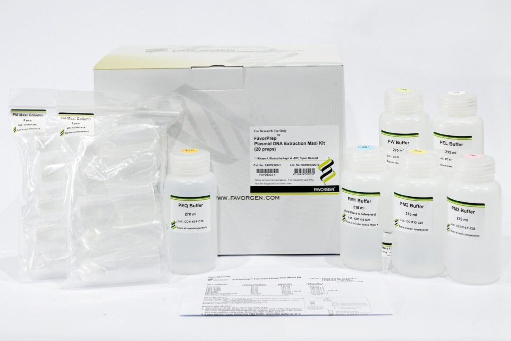 FavorPrep™ Maxi Plasmid DNA Extraction Kit, Ion Exchange - FB Australia