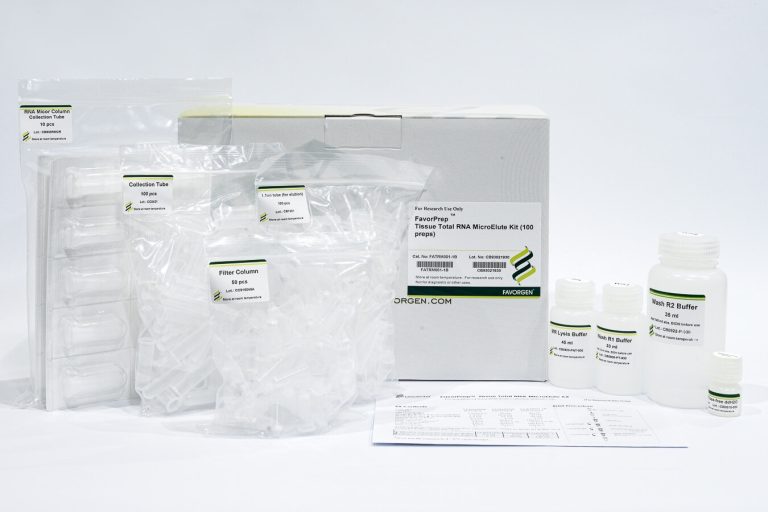 FavorPrep™ MicroElute Tissue Total RNA Kit (blister packing for columns ...
