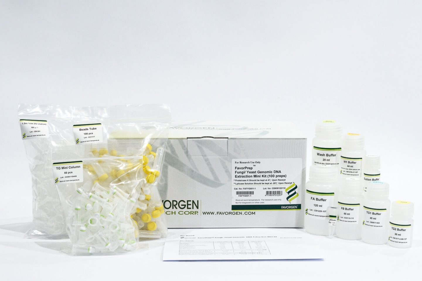 FavorPrep™ Fungi/Yeast Genomic DNA Extraction Kit - FB Australia
