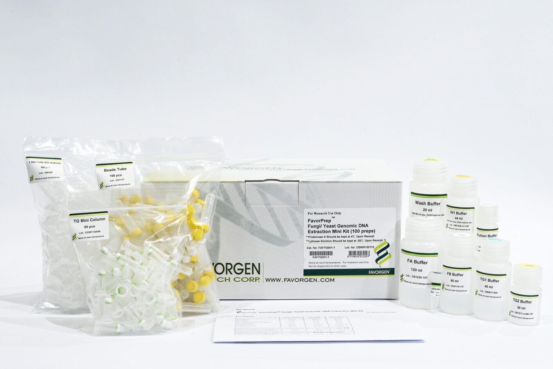 FavorPrep™ Fungi/Yeast Genomic DNA Extraction Kit - FB Australia