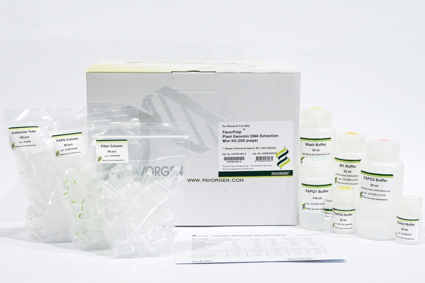 FavorPrep™ Mini Plant Genomic DNA Extraction Kit - FB Australia