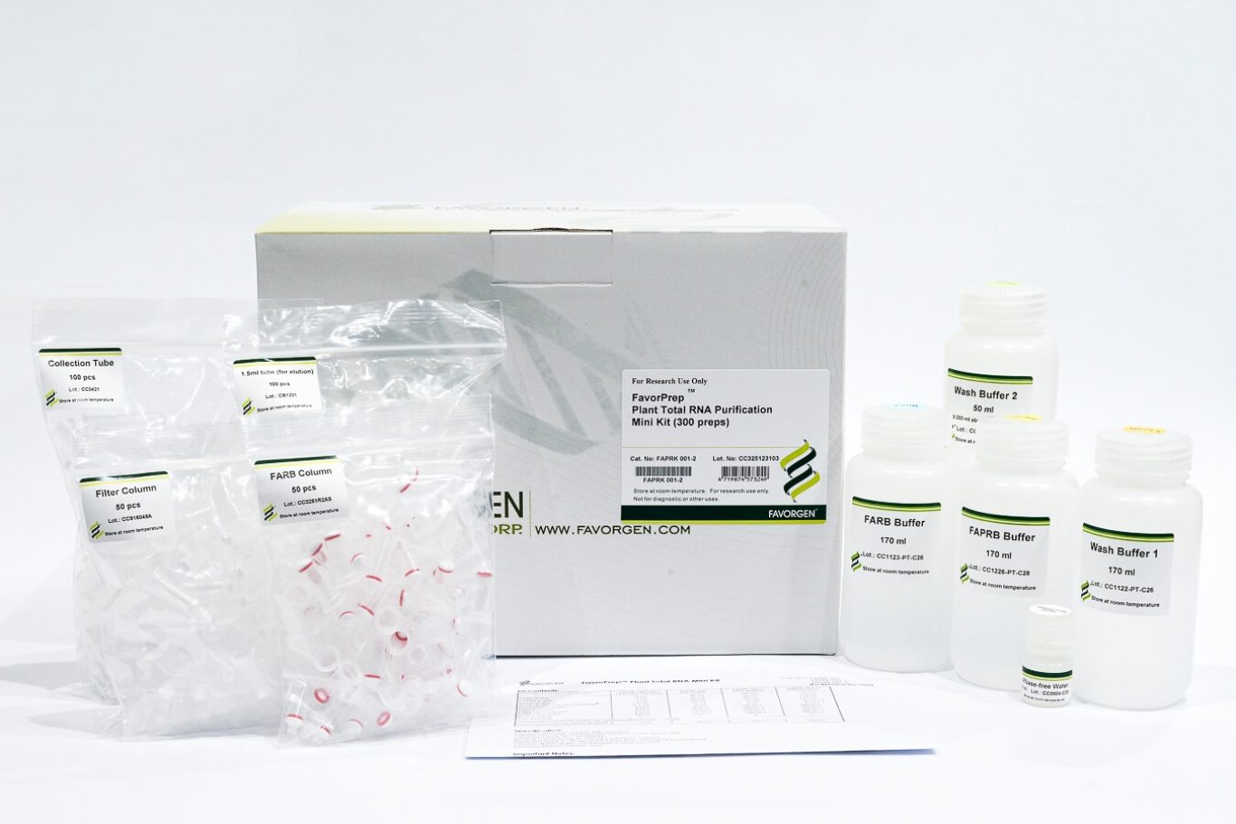 FavorPrep™ Plant Total RNA Extraction Kit - FB Australia