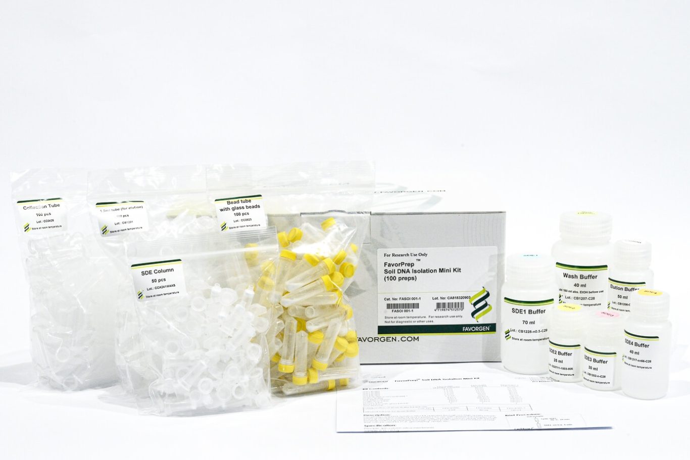 FavorPrep™ Mini Soil DNA Isolation Kit - FB Australia