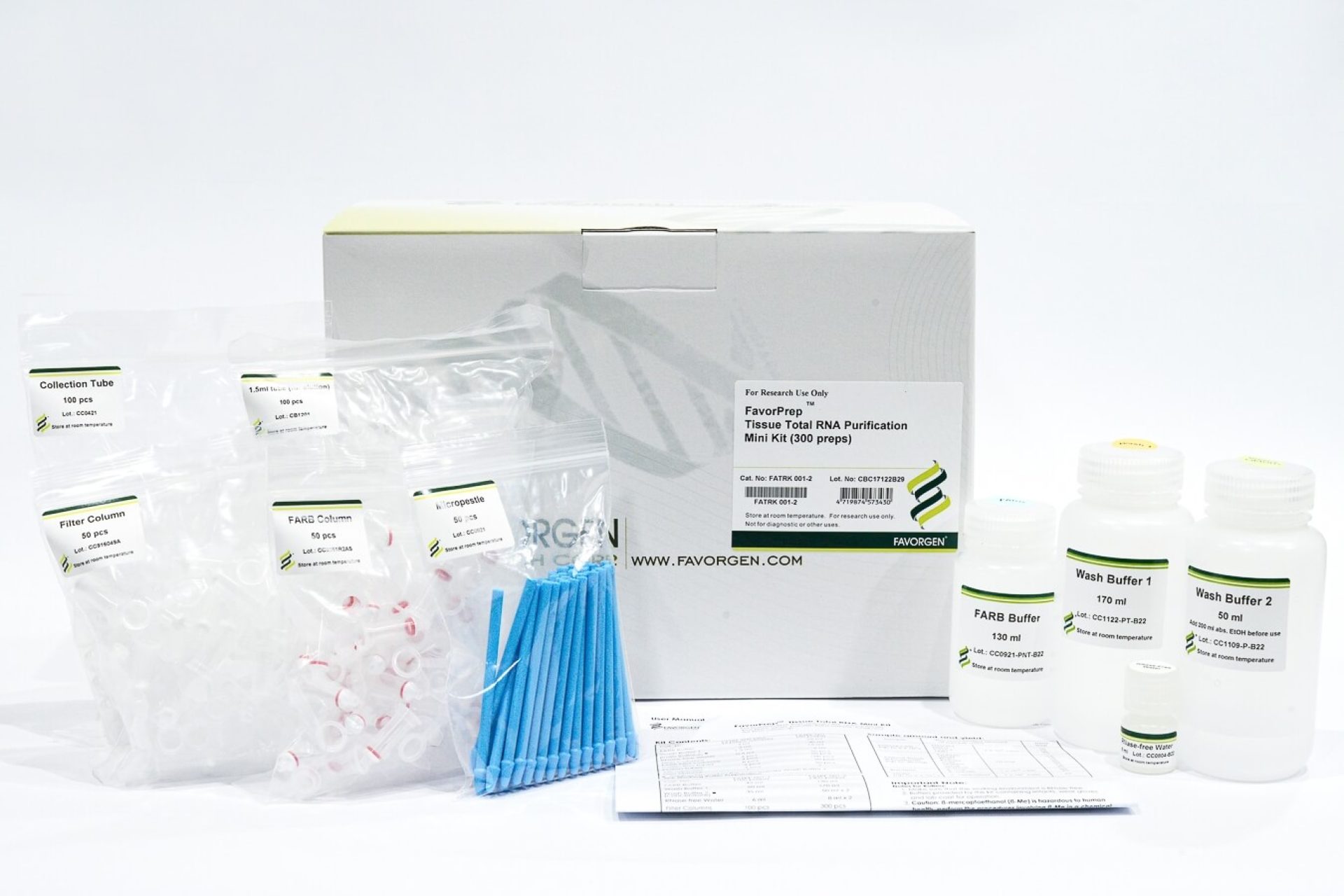 FavorPrep™ Tissue Total RNA Extraction Kit - FB Australia