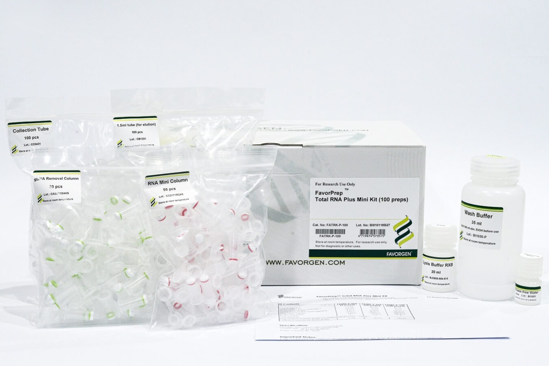 FavorPrep™ Total RNA Extraction Kit - FB Australia
