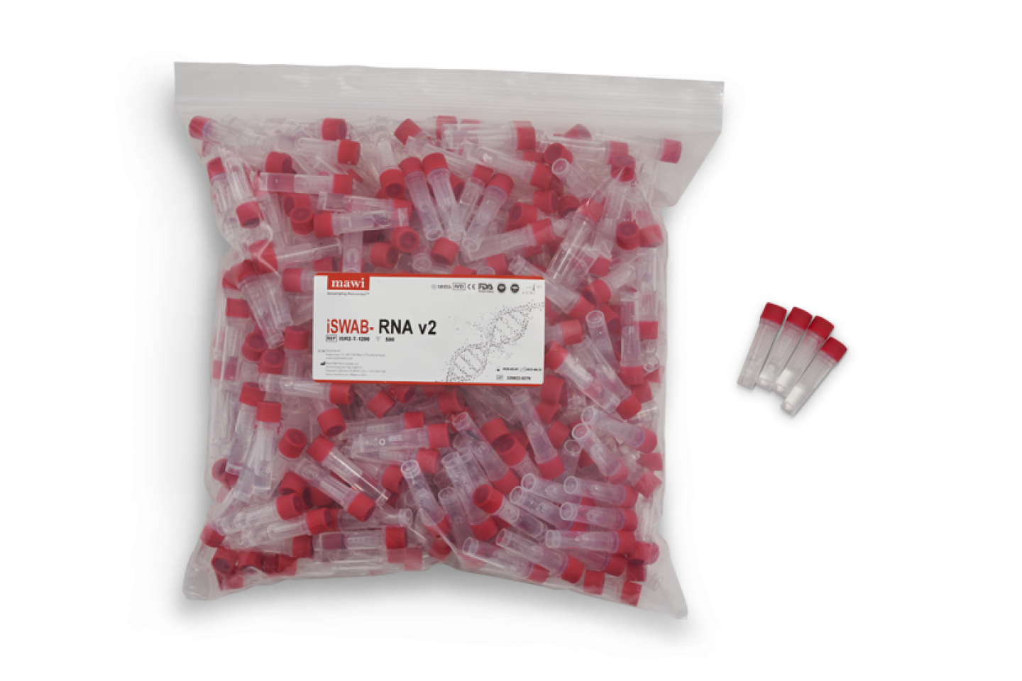 iSWAB RNA v2 Collection Tube Bags - FB Australia